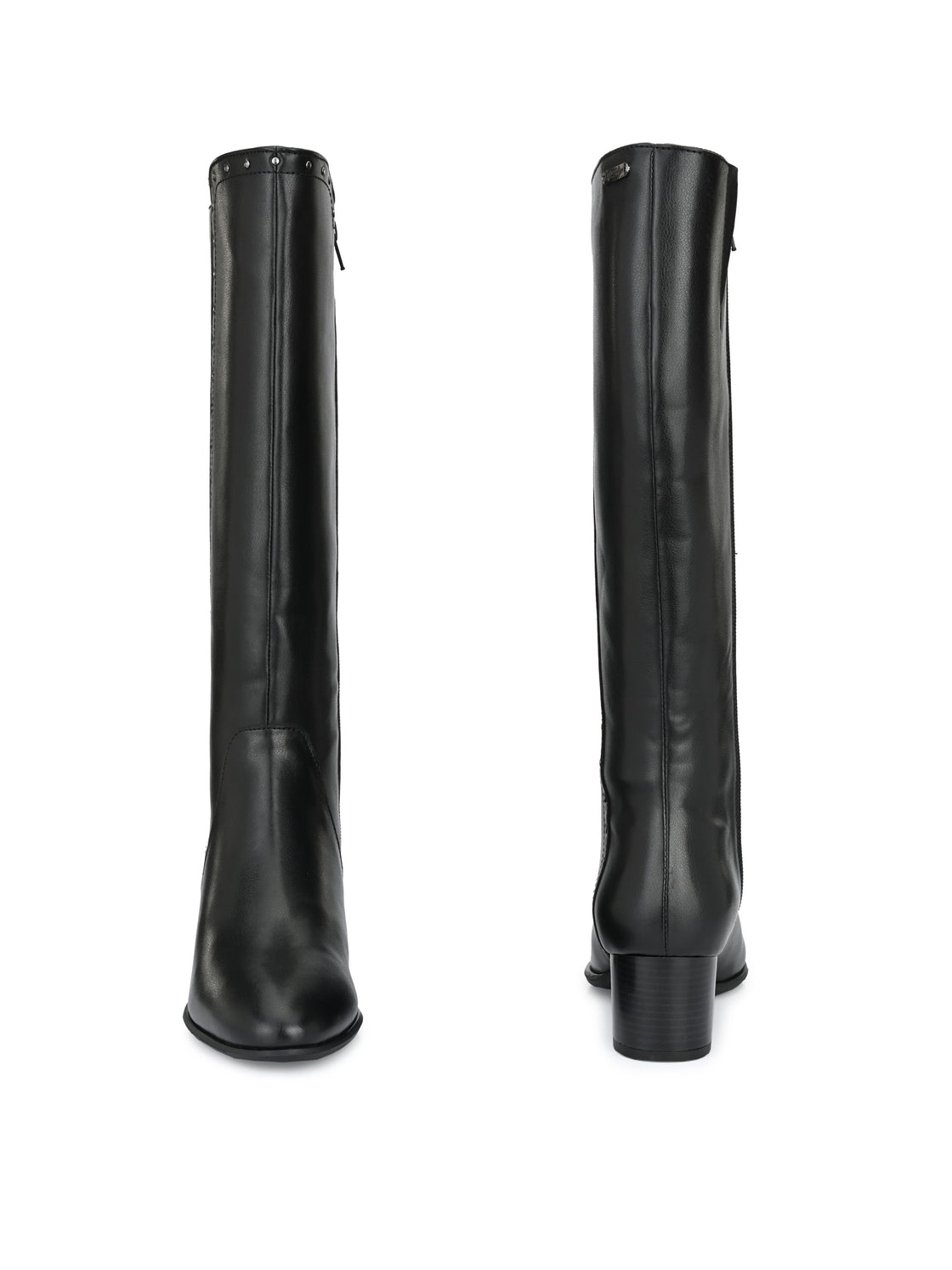 Helen Long Boot with Rivets – Delize