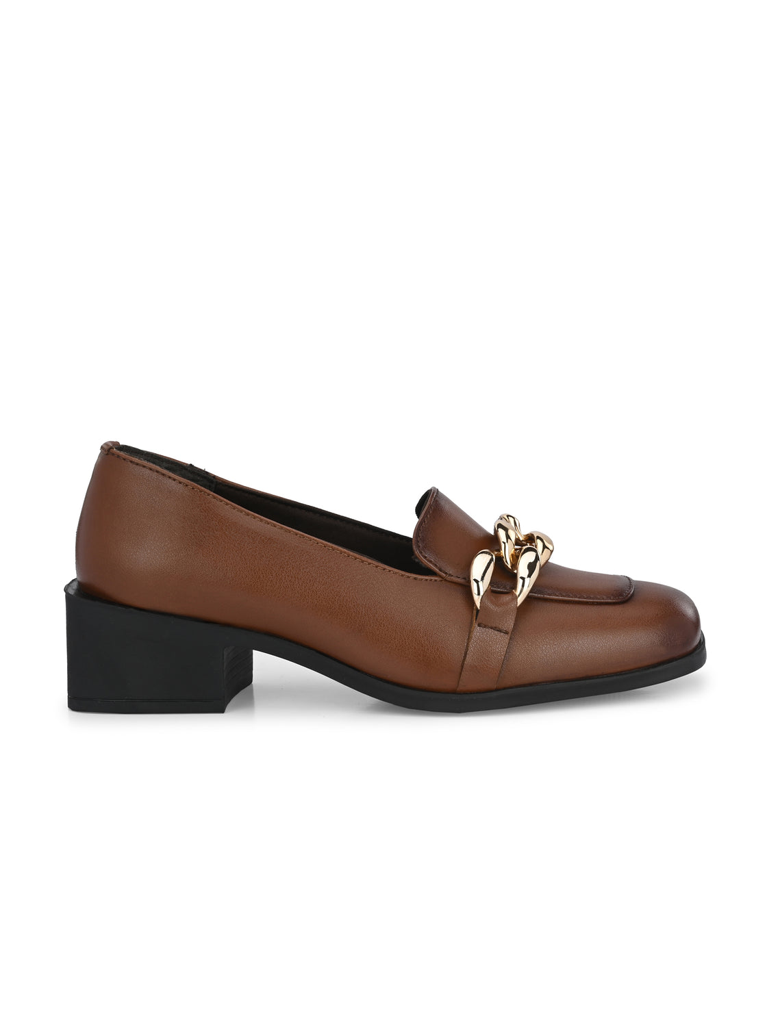 Queen Women's Moccasin with golden chain detail – Delize