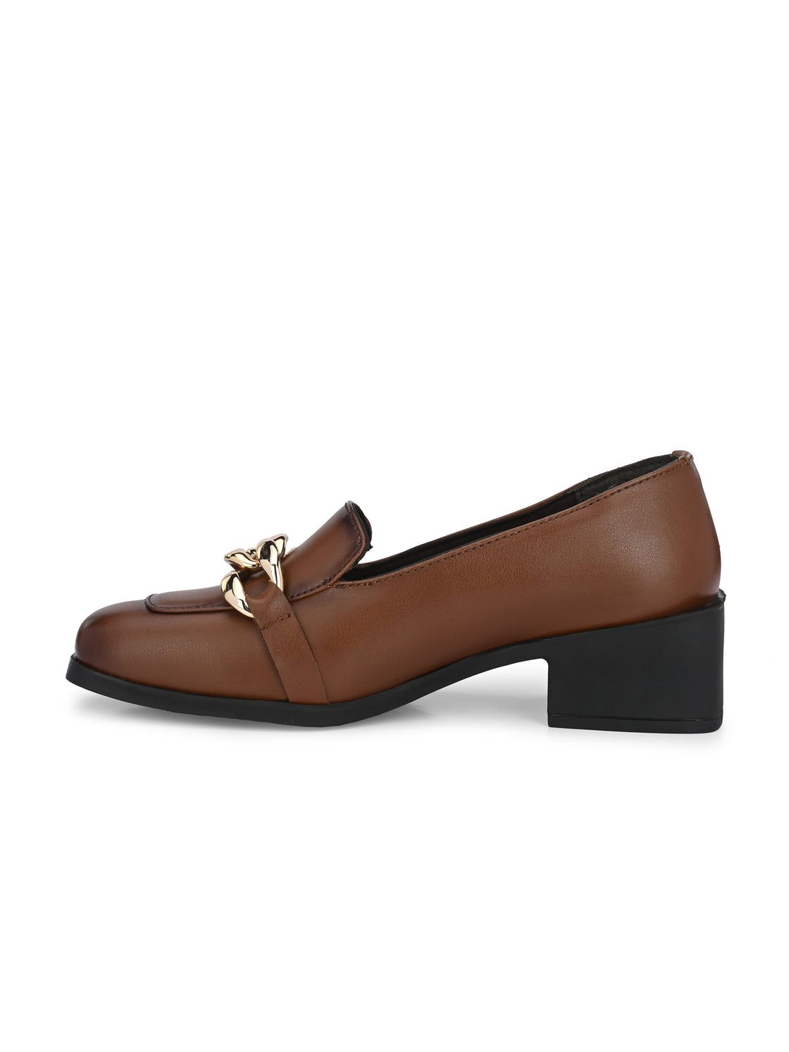 Queen Women's Moccasin with golden chain detail – Delize